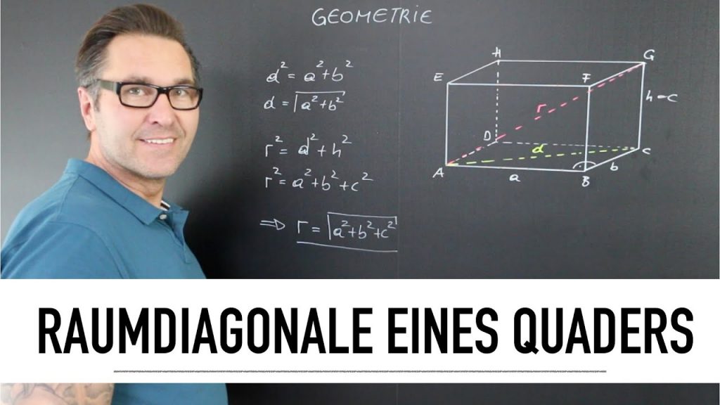 Wie berechne ich die Raumdiagonale? - lernflix.at