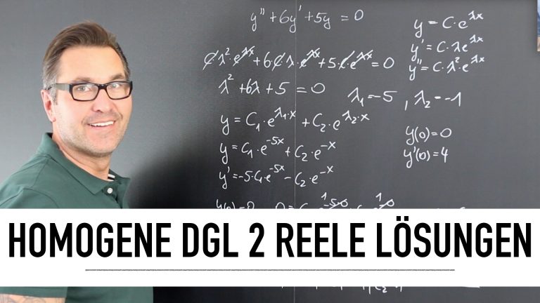Homogene und inhomogene Differentialgleichungen - lernflix.at
