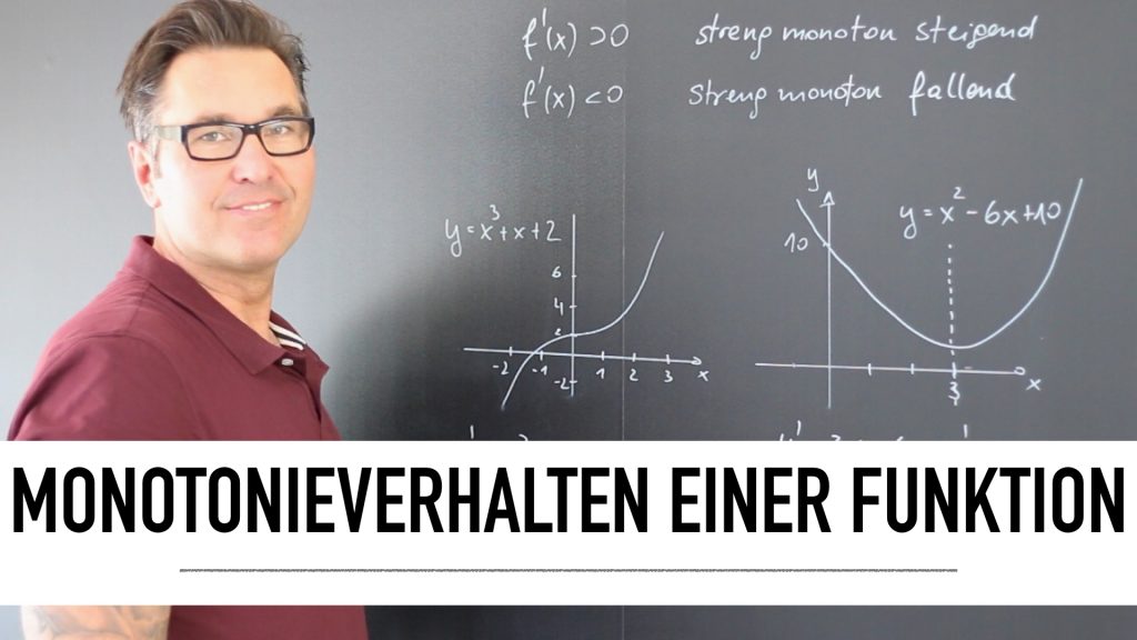 Monotonie einer Funktion - lernflix.at