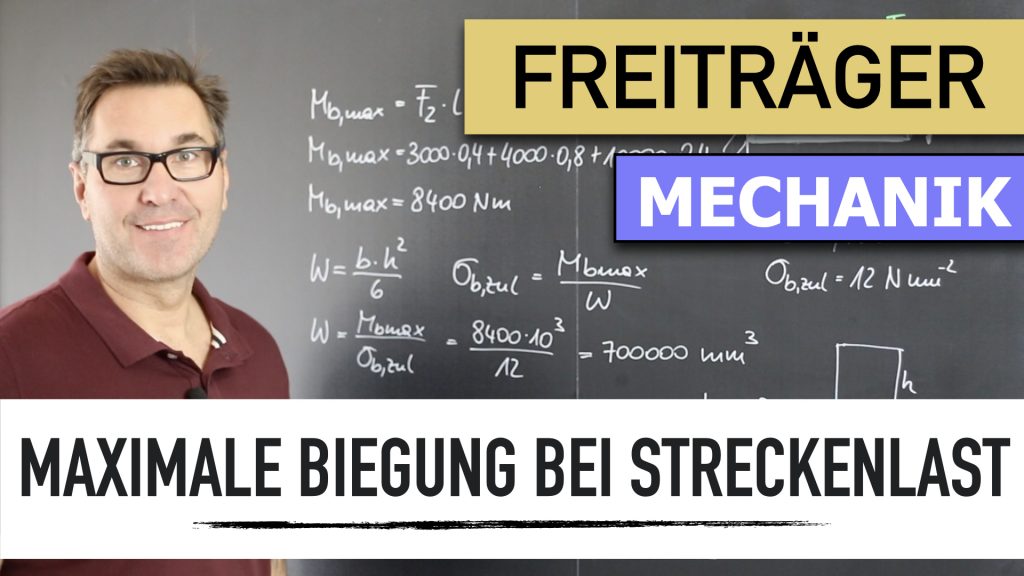 Biegung in der technischen Mechanik - lernflix.at